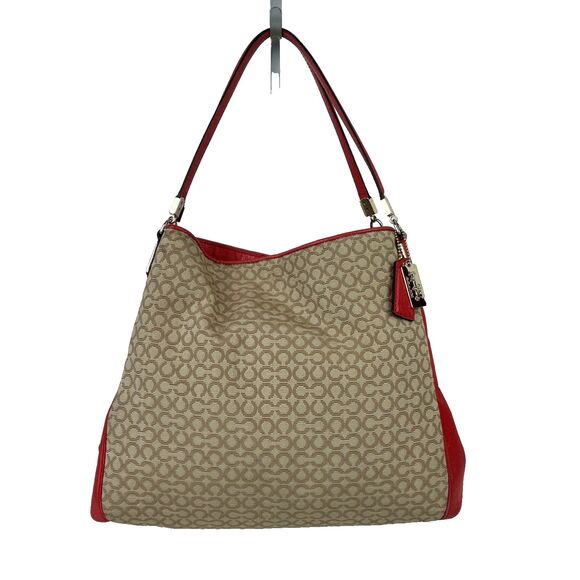 Coach | Bags | Coach Madison Needlepoint Op Art Shoulder Bag Phoebe ...